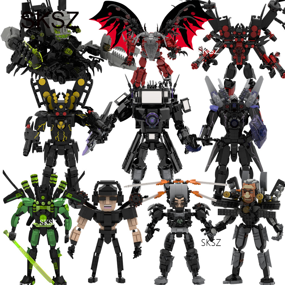 Compatiable With Lego Skibidi Toilet Titan Audio Man/Titan TVman/Titan ...