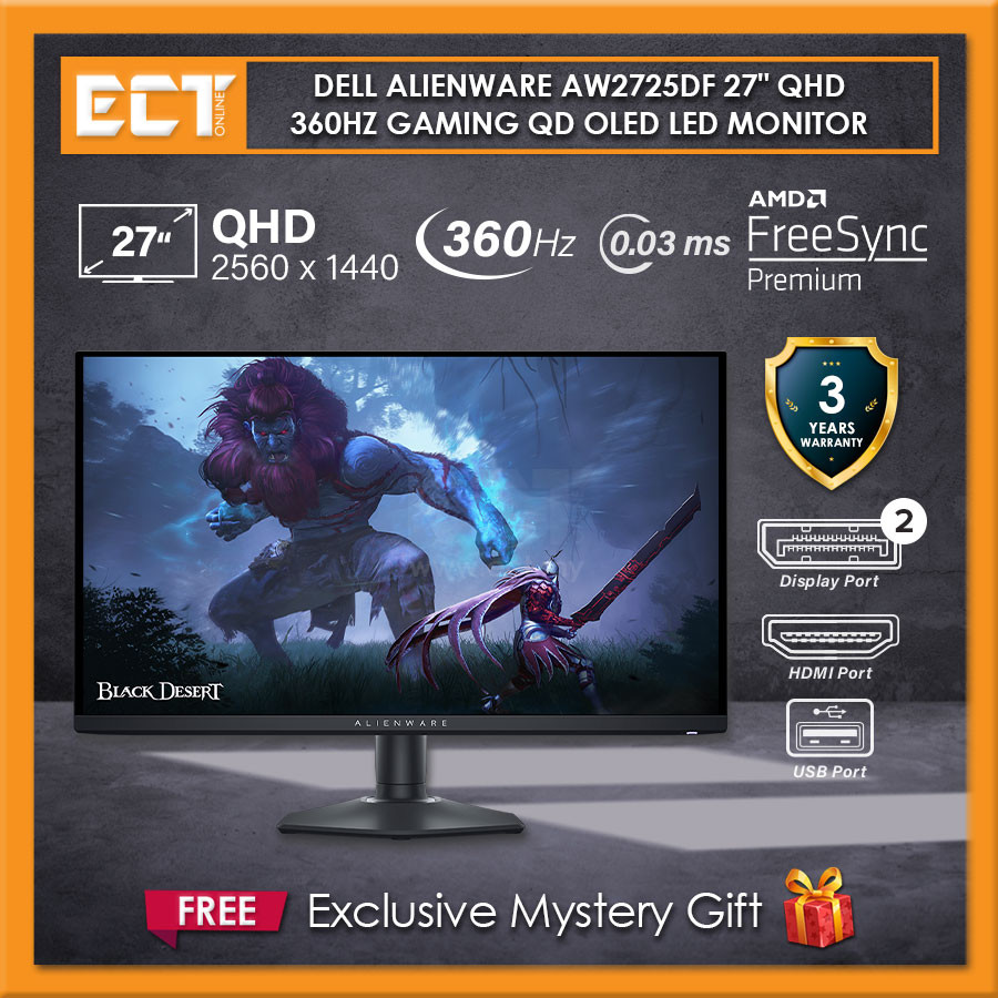 Dell Alienware AW2723DF AW2725DF 27" QHD 2560 X 1440 280Hz 360Hz Gaming ...