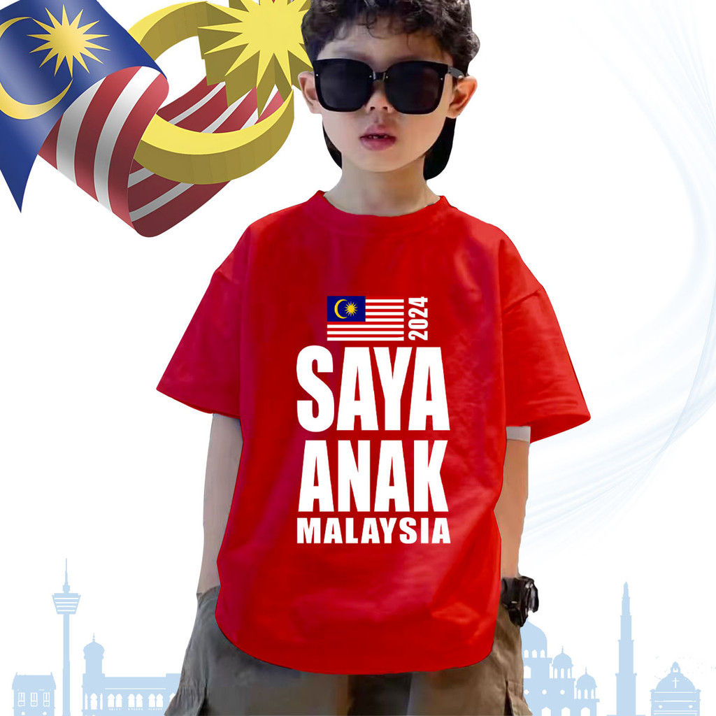 New 2024 Hari Merdeka Independdenc Day Round Neck Premium Cotton 100% ...