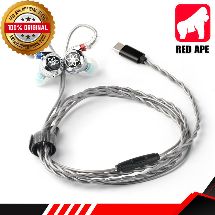 FiiO LS-TC1, In-Ear Monitors Upgrade Cable with Microphone: Type-C to 0 ...