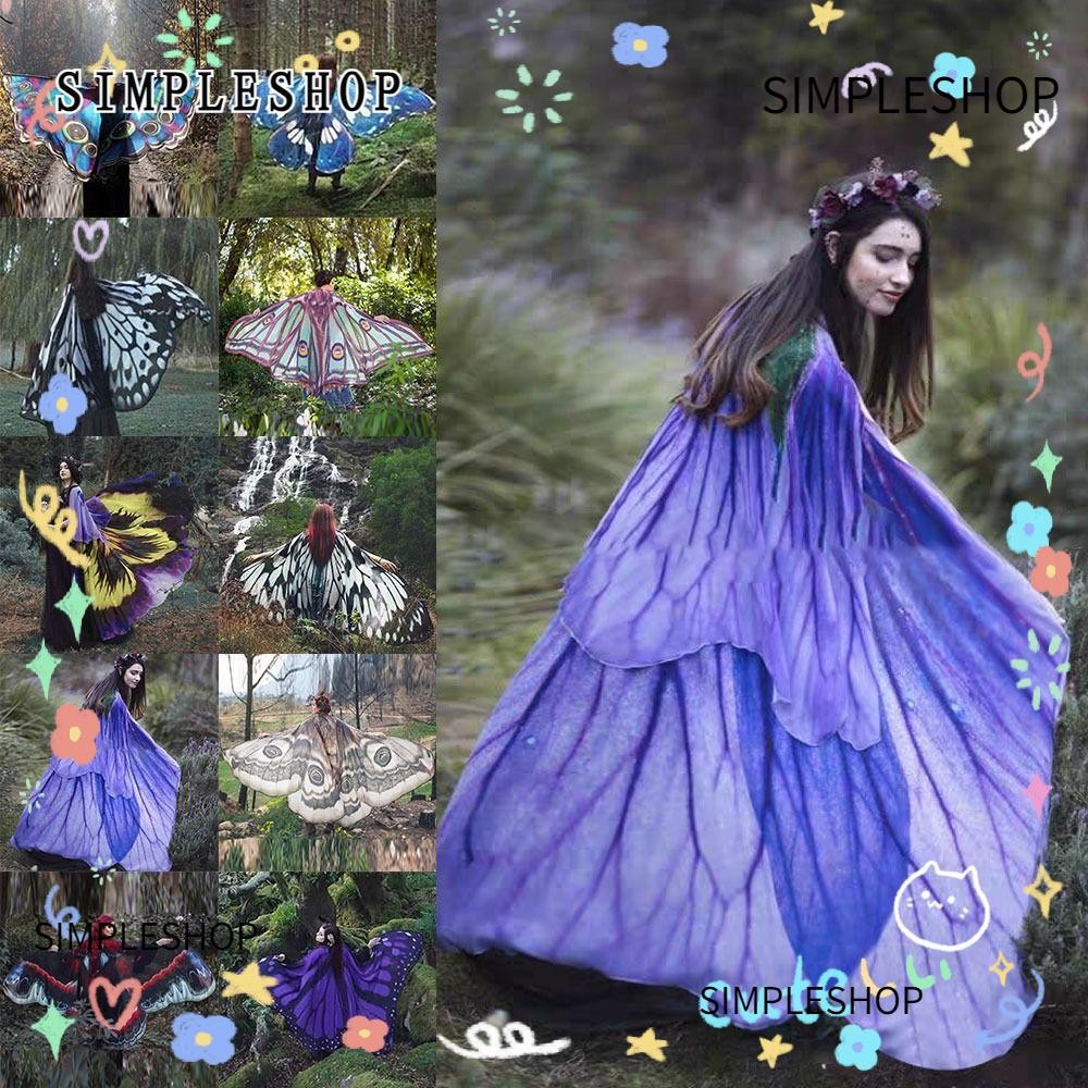 SIMPLESHOP Butterfly Wings Cape, Party Accessories Adjustable Strap ...