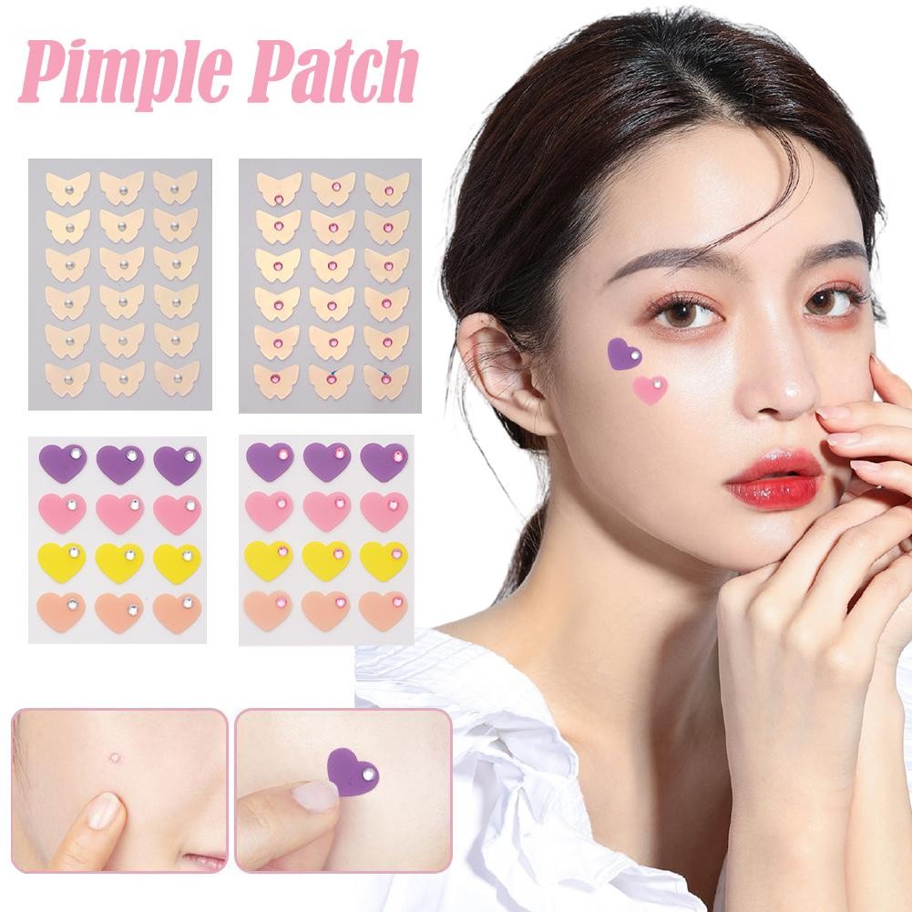 Colorful Butterfly Acne Patch Hydrocolloid Color Acne Acne Concealer ...