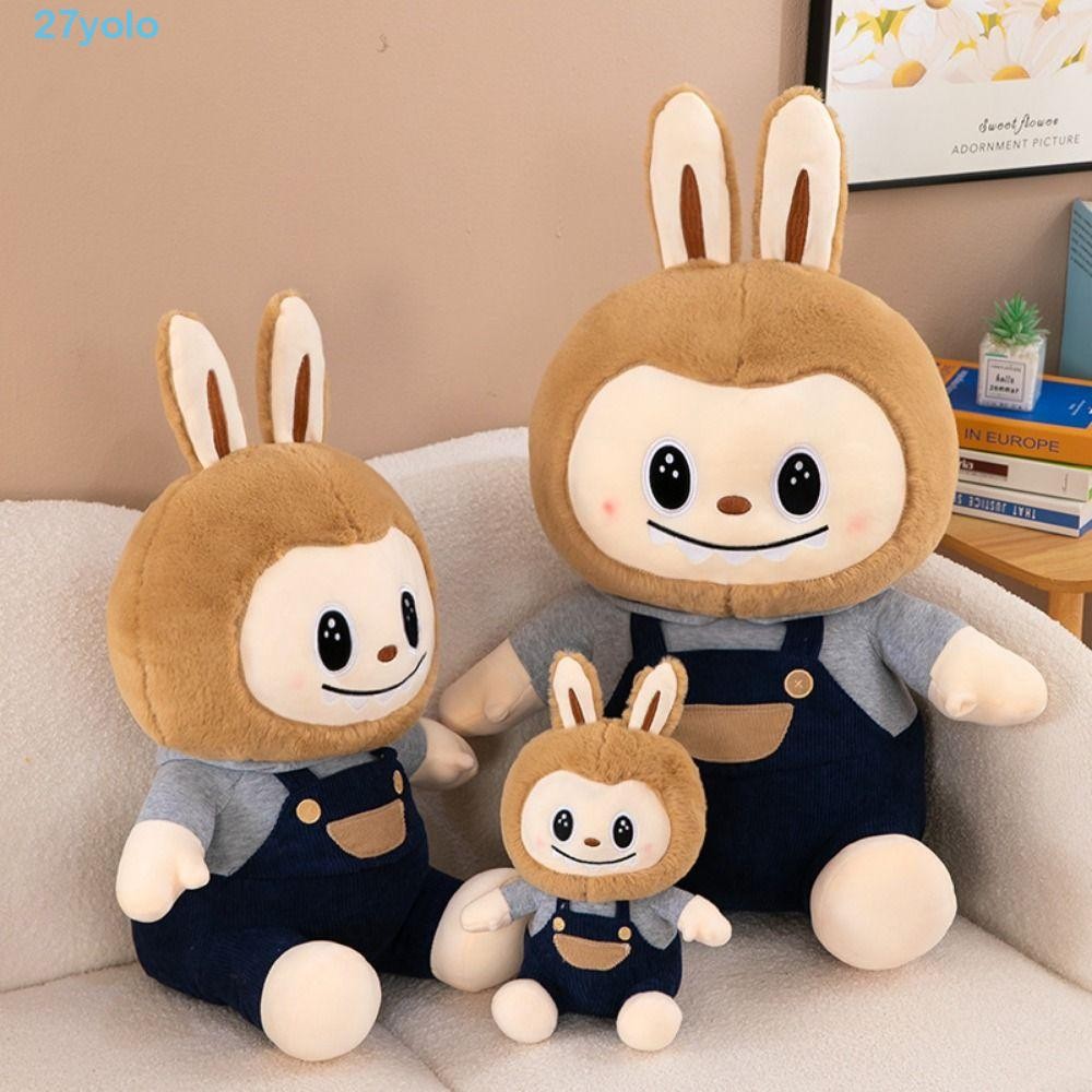 YOLO Labubu Plush Stuffed Doll, Big Eye Stuffed Toys Labubu Time Plush ...