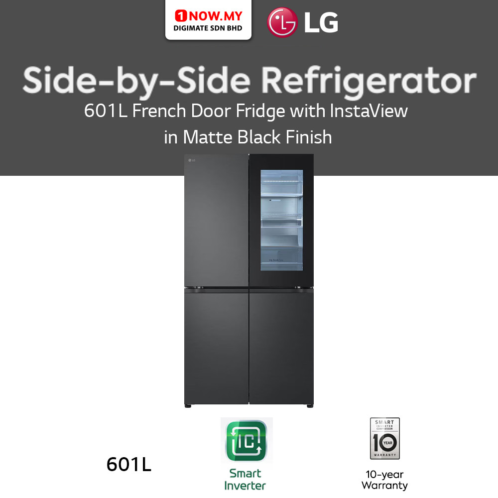 LG 601L Inverter InstaView French Door Fridge GC-V24FFCHB | Energy ...