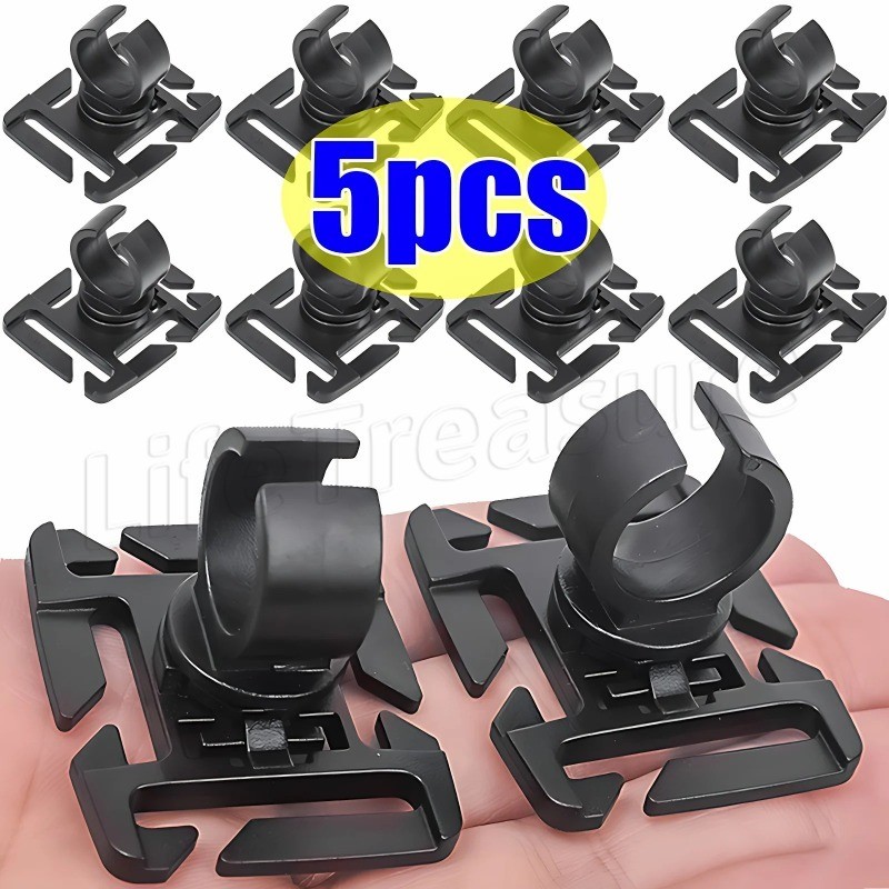 360 Swivel U Ring Flashlight Clip - Hiking Mountain Climb Backpack ...