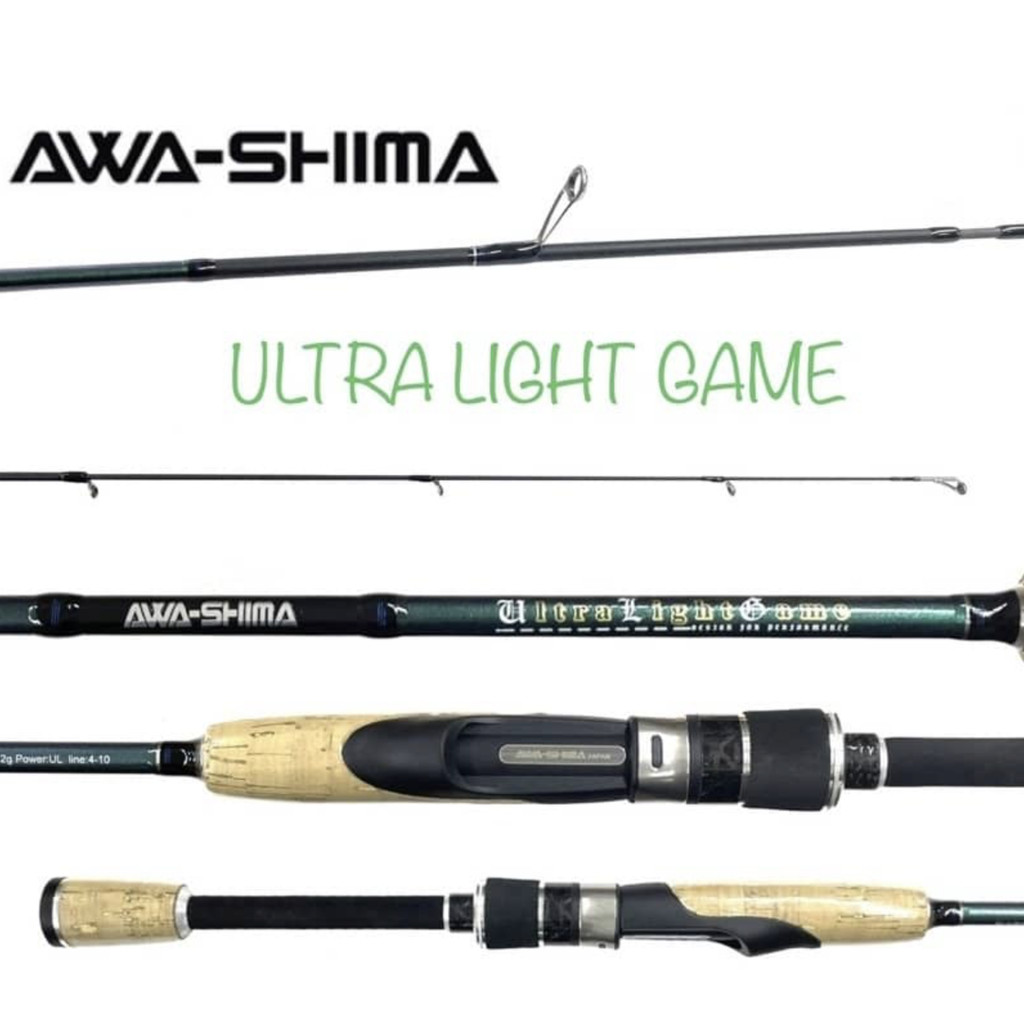 AWA-SHIMA ULTRA LIGHT UL GAME FG SPINNING ROD 🔥Ready Stock🔥 100% Original🔥 | Shopee Malaysia