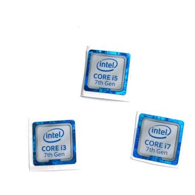 Digital Sticker Desktop Laptop Label 7th Generation 7th Generation I3 ...