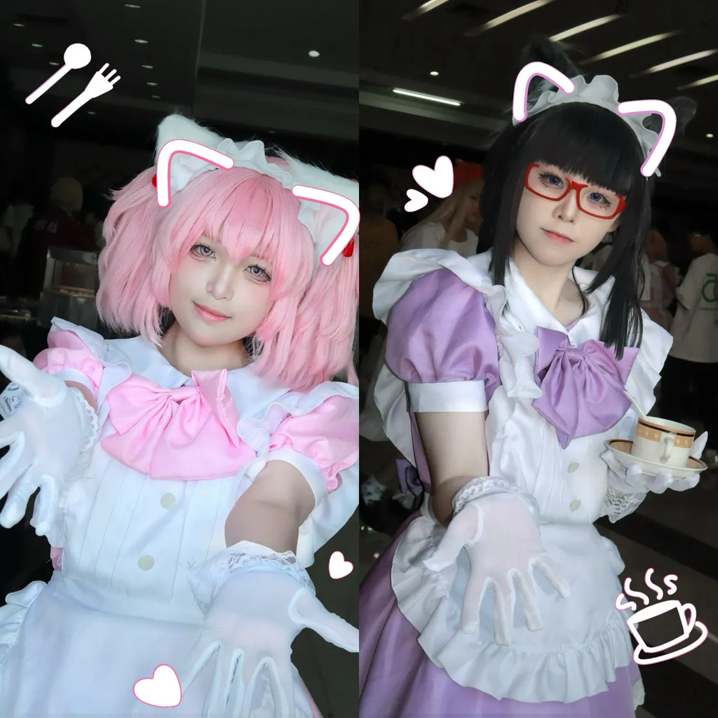Magical Girl Maid cosplay Maid Coffee cos Shikame Yuan cos Xiaomeiyan ...