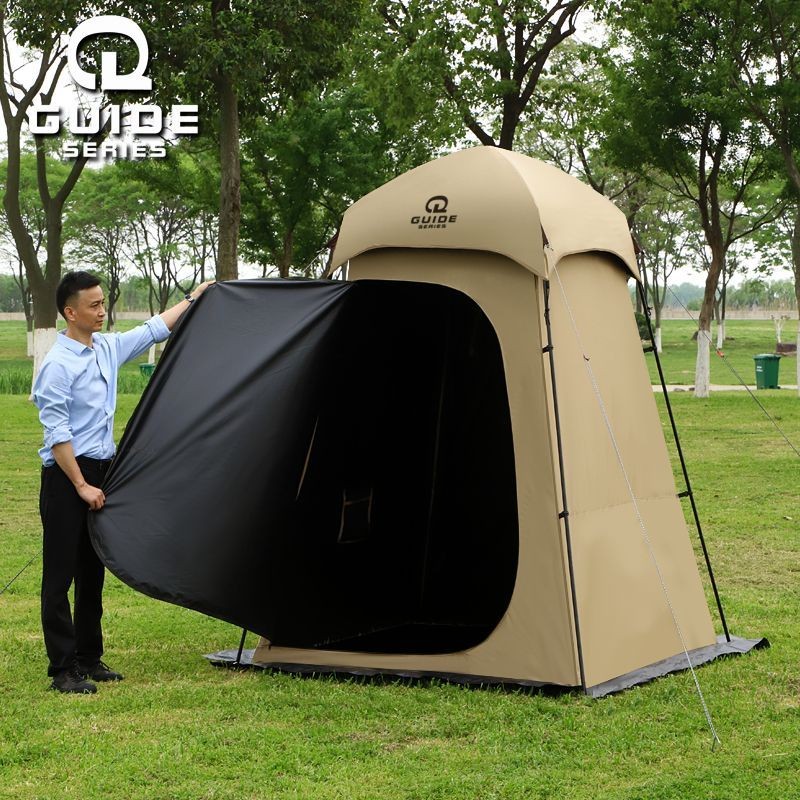 Outdoor Fishing Windproof Coldproof Sunscreen Tent Vinyl Full Shading ...