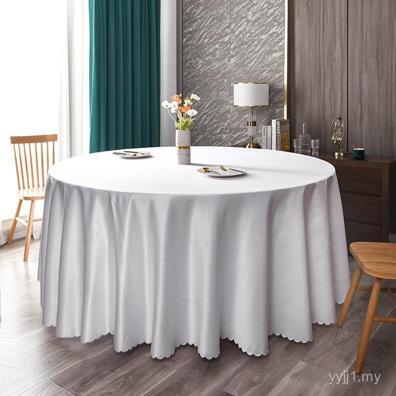 Hotel warna solid satin kain meja kain restoran jamuan majlis ...