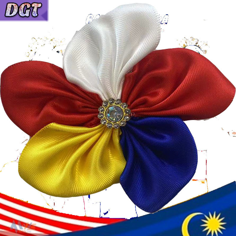 DGT hair clip flower bouquet bunga raya merdeka besar reben merdeka ...