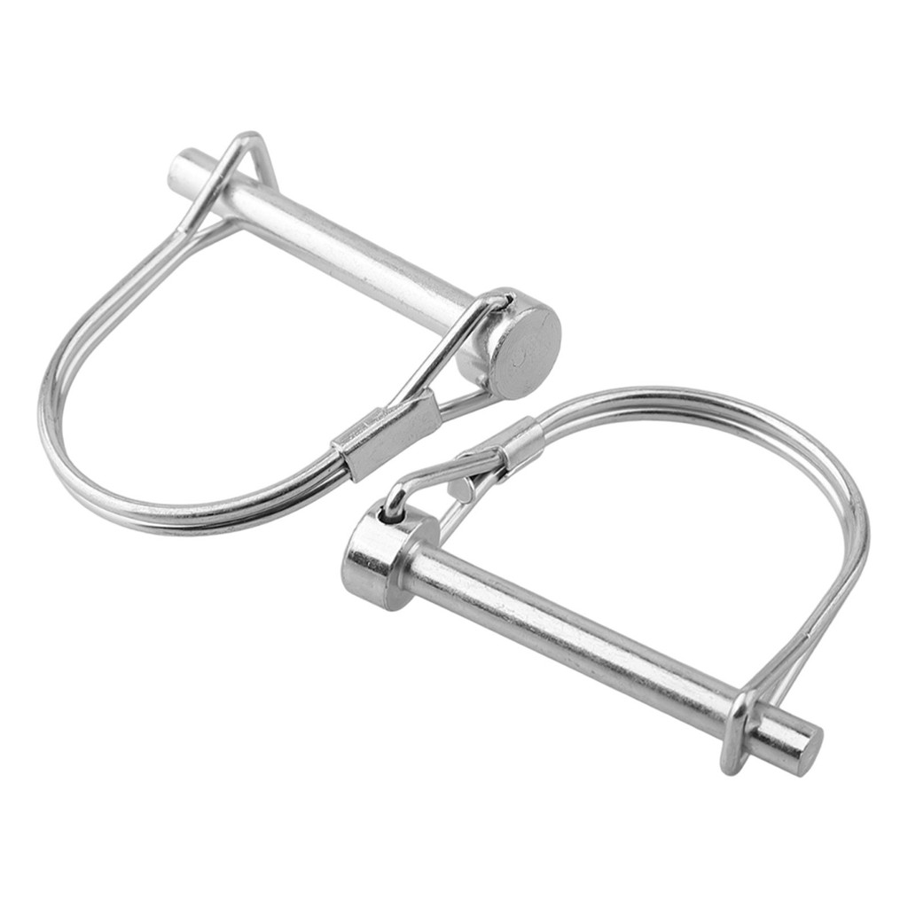 [KUM] Pack of 5 locking pins Tubular folding pin with spring lock ...