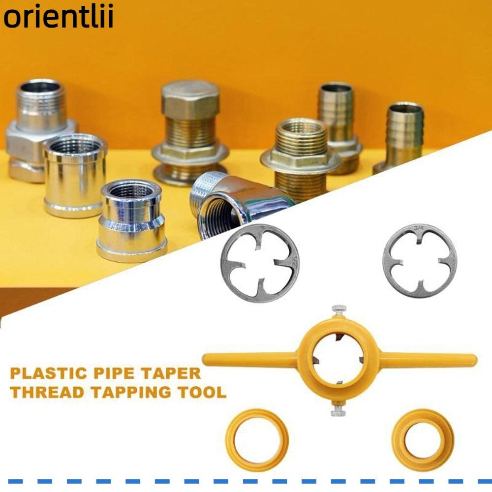 ORIENTLIIY Plumbing Threader, 1/2" 3/4" 1" PVC Pipe Threader, High ...