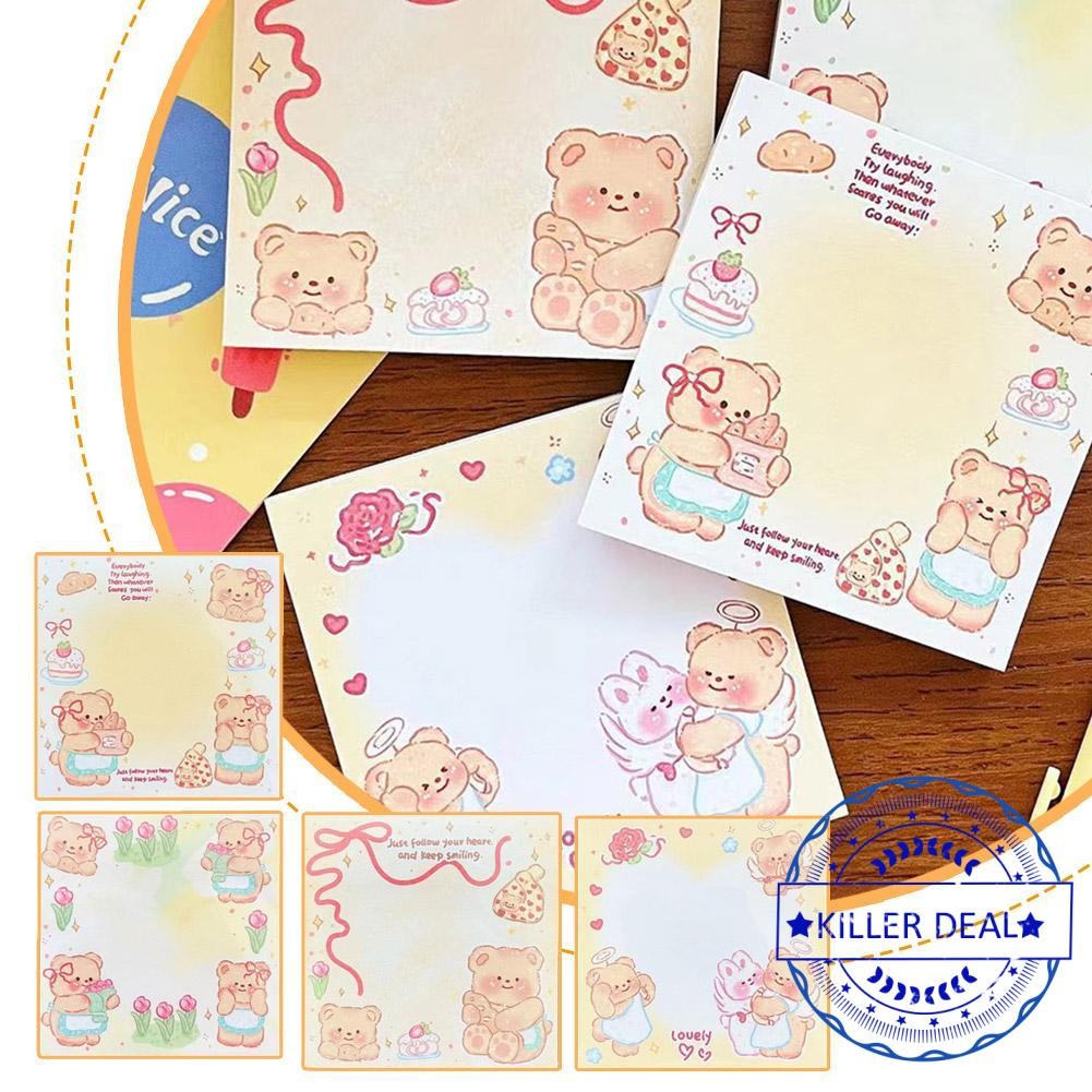 Butter Bear Sticky Notes New Message Notes Office Study Cartoon Cute ...