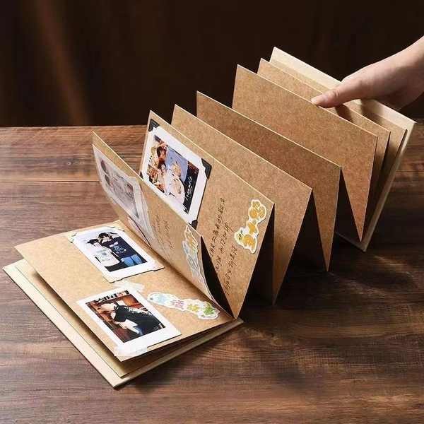photo album 2r photo album 4r 300pcs photo album book Album foto buatan tangan kadbod dua sisi ...