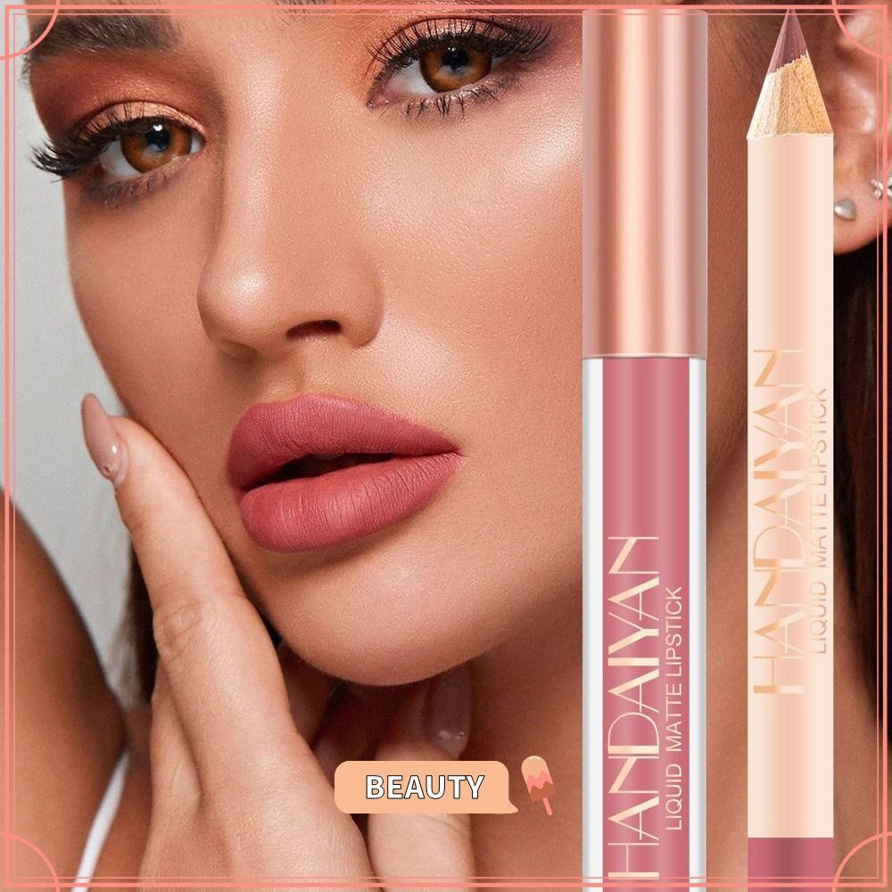 BEAUTYONE Lip Makeup Set Long Lasting for Women Ceative Gift Design Lip ...