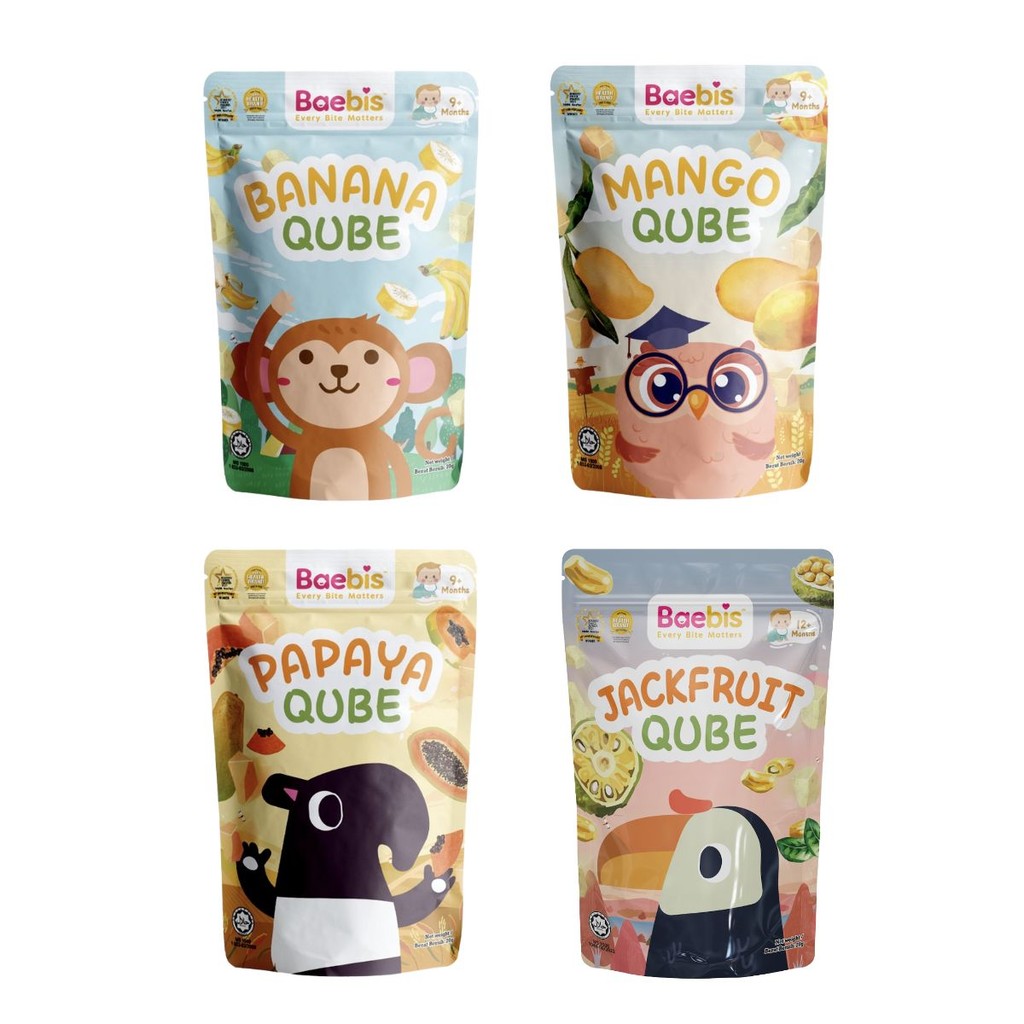 Baebis Baby Snack Fruit Cube Baby Food (9m+) | Shopee Malaysia
