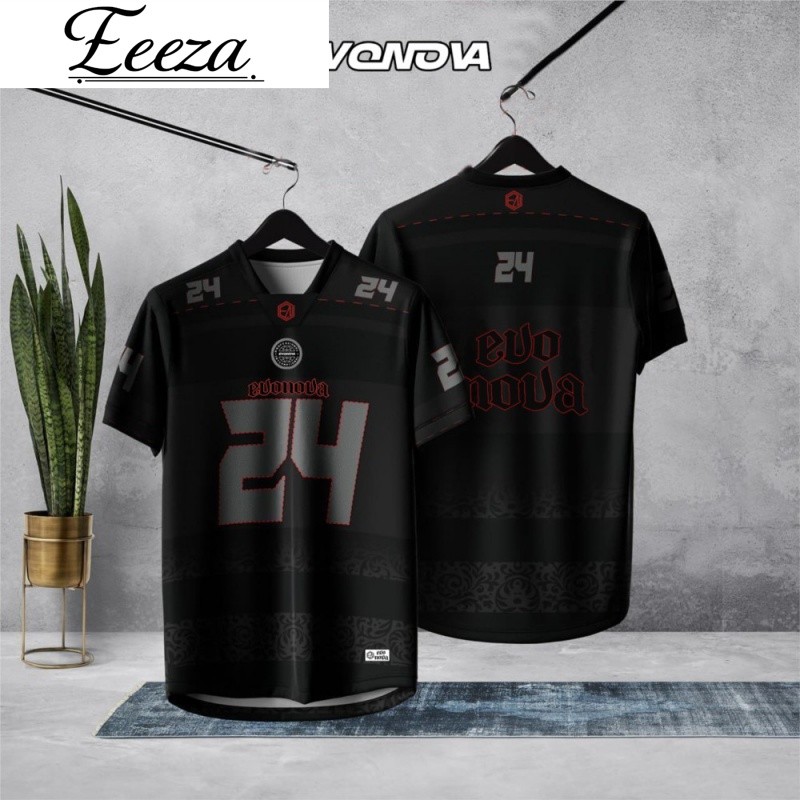 Eeeza New Design NFL Jersey Baju Sports Tshirt Lelaki Quick Dry Full ...