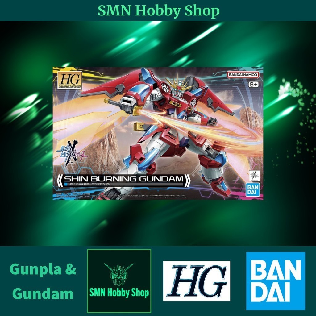 HG 1/144 Shin Burning Gundam Gunpla Gundam Toys Plastic Model Kit [HGBM ...