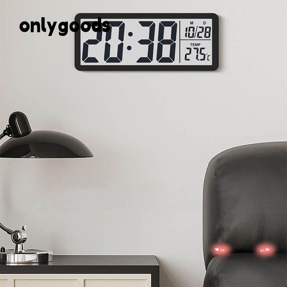 ONLYY Electronic Wall Clock, Date Multi-functional Digital LED Clocks ...