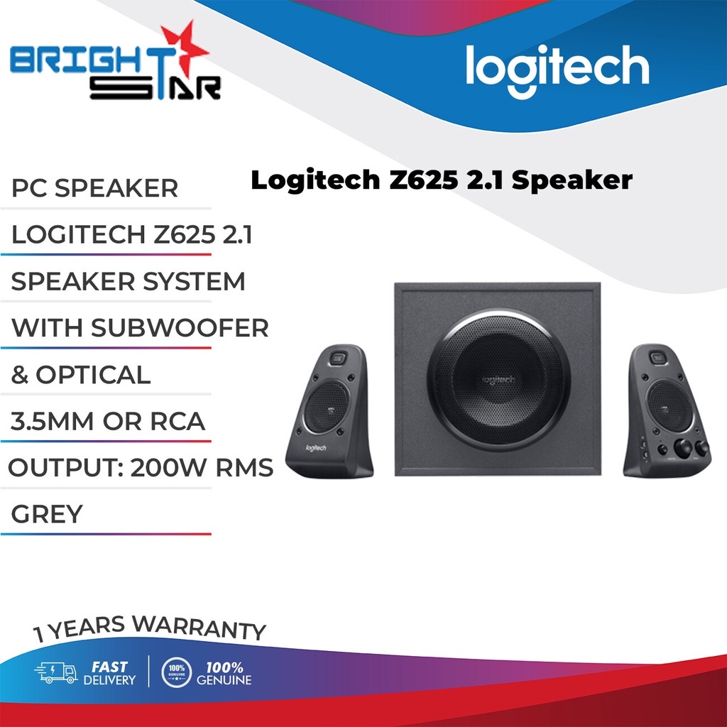 Logitech Z625 2.1 Gaming Speaker System | Shopee Malaysia
