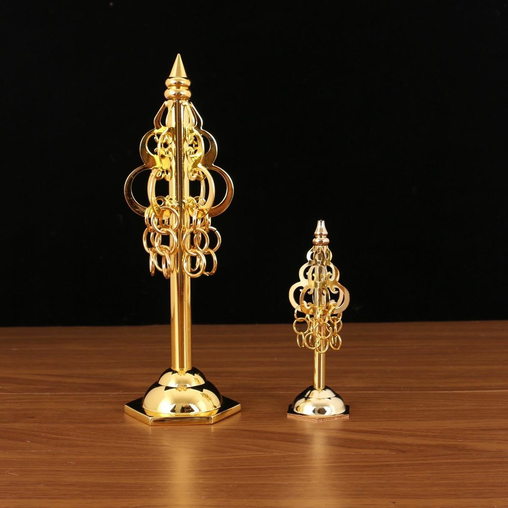 Brass Zen Stick Tin Stick Tang Monk Magic Weapon Three Sages ...