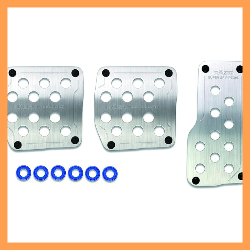 CARMATE RAZO Super Grip Car Pedal Set - Foot Rest and Aluminum Alloy ...
