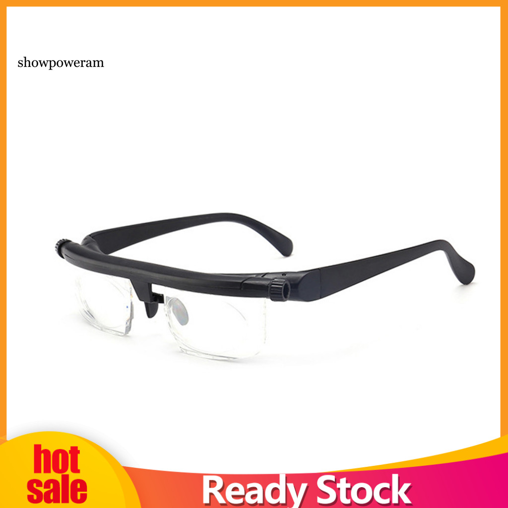 SPM Adjustable Focus Reading Glasses Indoor Outdoor Reading Glasses ...
