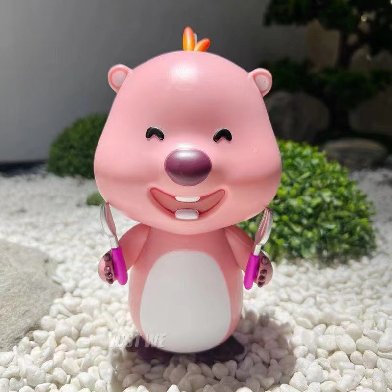 Gelas Beaver hadiah Cup warna merah jambu loopy | Shopee Malaysia