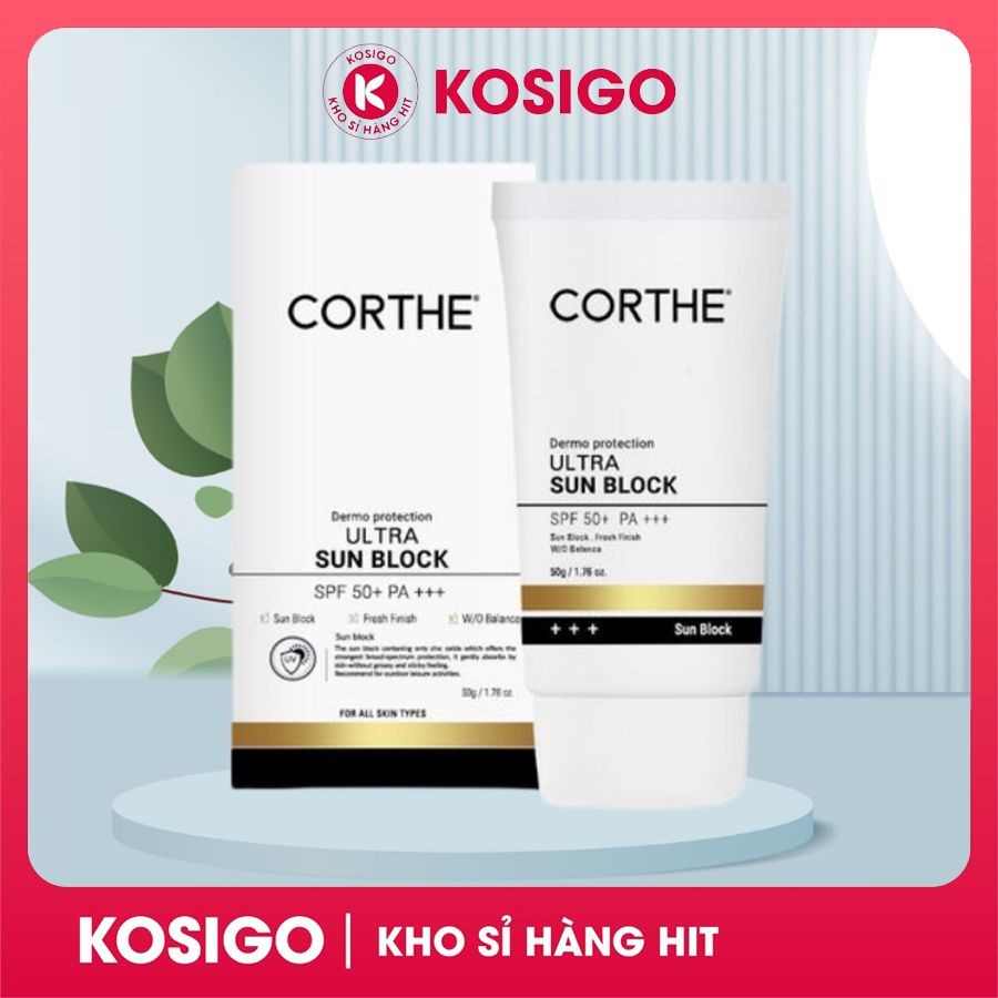 Corthe Dermo Protection Ultra Sun Block Oil Control Physical Sunscreen ...