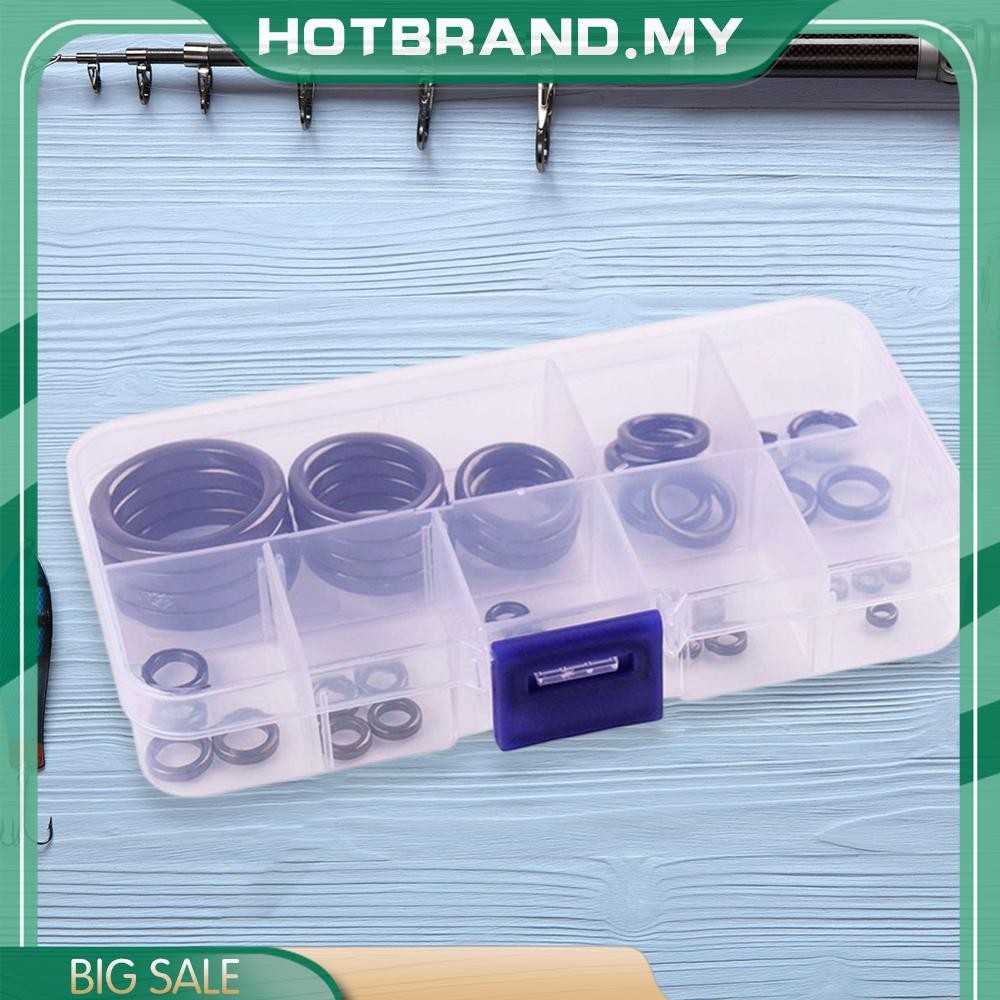 [Hotbrand.my] 40pcs Fishing Rod Guides Ring Ceramic Guide Ring Rod ...