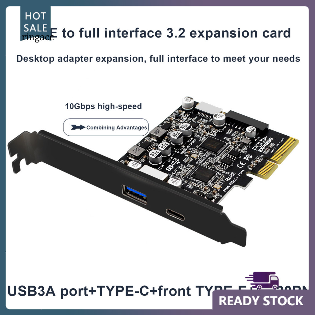 RGA 10g Usb3.2 Gen2 Type-c Expansion Card Expansion Card for High-speed ...