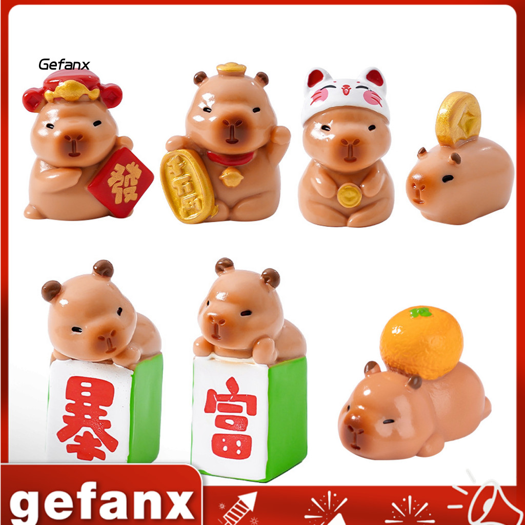 [Ge] Capybara Desk Accessory Cute Capybara Ornament Adorable Capybara ...
