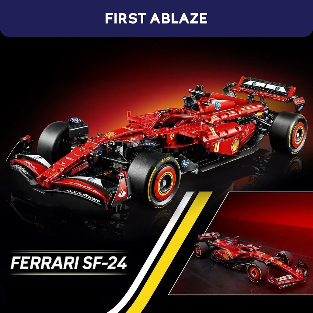 Ferrari F1 Building Block Mechanical Series Red Bull RB20 F1 Formula ...