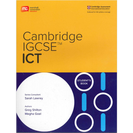 CAMBRIDGE IGCSE ICT STUDENT BOOK + EBOOK (2 YEARS) (ISBN: 9789815027457 ...