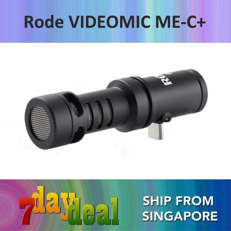 RODE VideoMic MEC+ Directional Microphone for USBC Mobile Devices Video ...