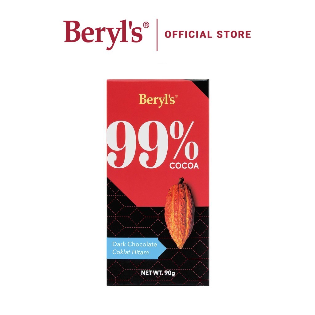 Beryl's Coklat Hitam Koko 99% (Tanpa Gula Tambahan) | Beryl's 99% Cocoa ...