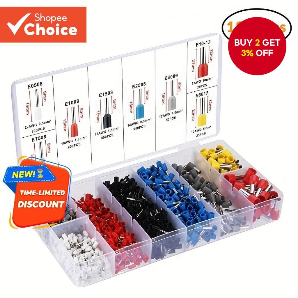 Tubular Terminal Cord End Wire Connector Electrical Insulated ...