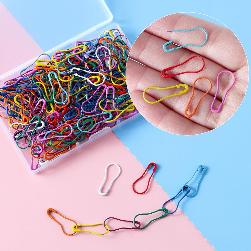 25pcs/Box Multipurpose Gourd-Shaped Pins Steel Safety Needles Cross ...