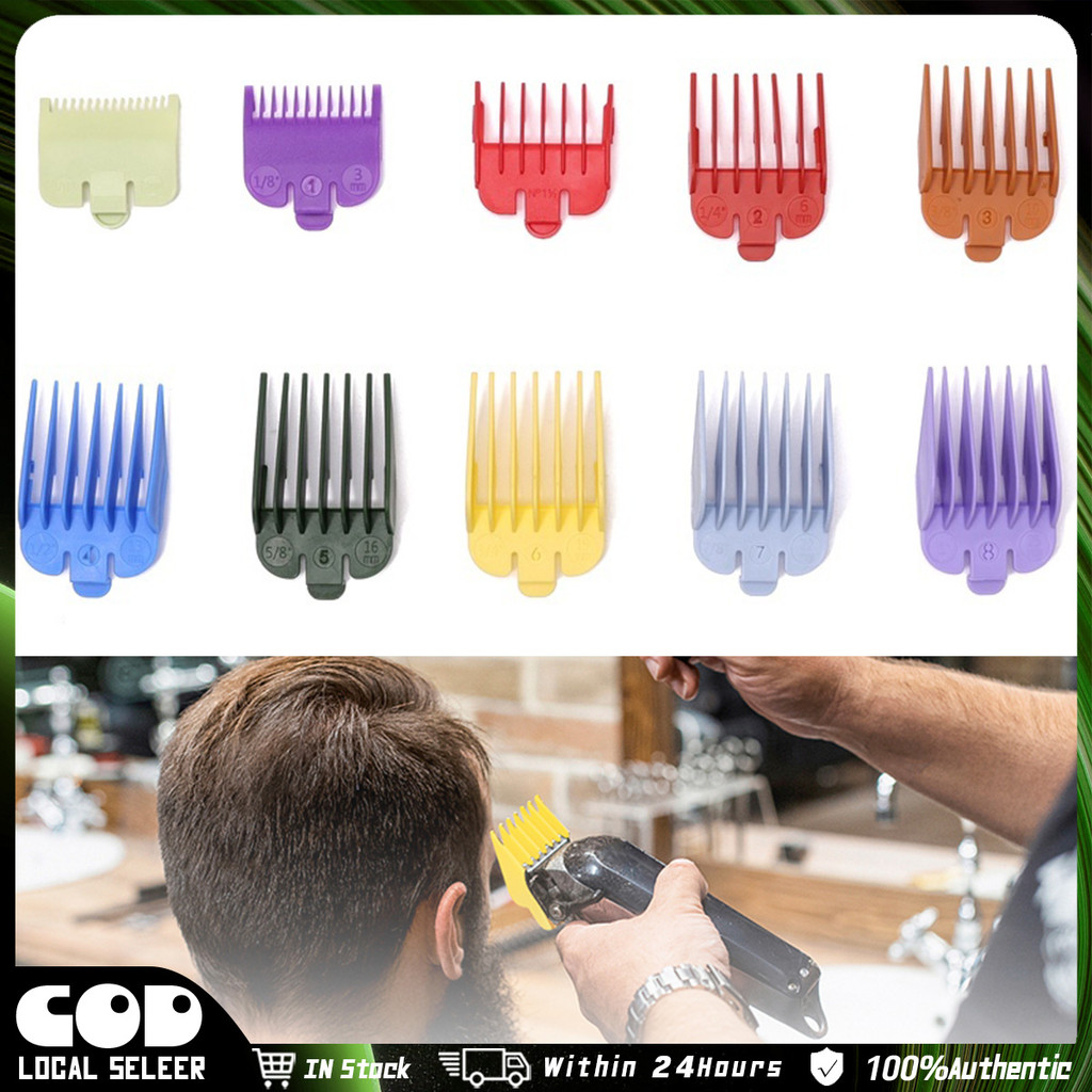 10-Piece Hair Clipper Comb 3-25MM Guide Attachment Accessories 3-25mm ...