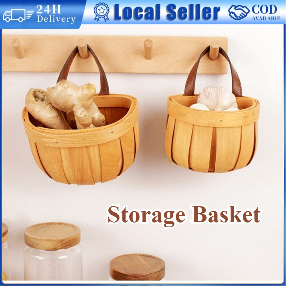 Kitchen Onion Ginger Garlic Storage Basket Household Wall Hanging ...