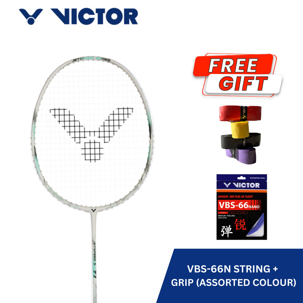 VICTOR Jetspeed T1 Badminton Racket JS-T1 | Shopee Malaysia