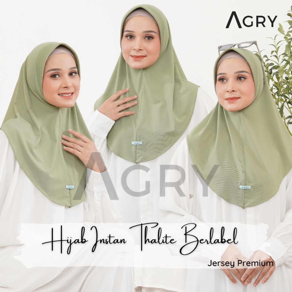 PREMIUM Instant Hijab Labeled | Thalite ory by lestary hijab | Shopee ...