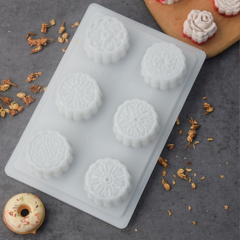 Plastic Jelly Mooncake Mould 燕菜月饼模 1pcs PP 4 Cavity Mooncake Jelly ...