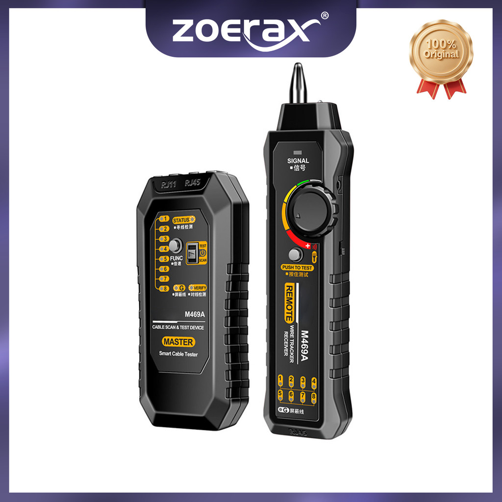 ZoeRax Wire Tester RJ45 RJ11 Cable Tracker Line Finder Multifunction ...