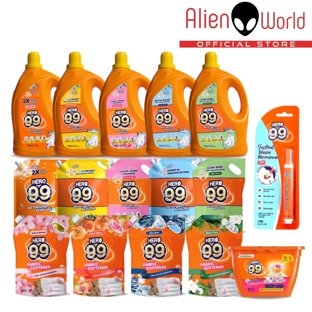 Specialist HERO 99 Liquid Detergent Perfume | Fabric Softener | Laundry ...