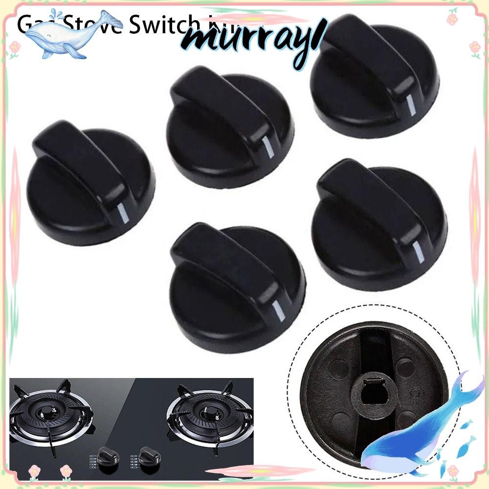 MURRAY 1/2/5Pcs Gas Stove Cooker Control Knob, Plastic Handle Range ...