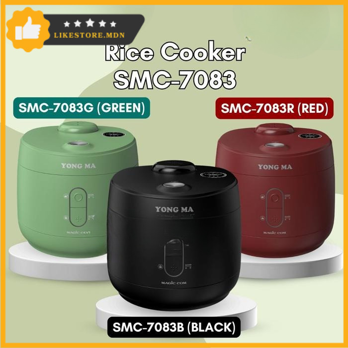 Yong Ma Rice Cooker 1.8 Liter SMC 7083 / SMC7083 3D Rice Cooker Heating ...