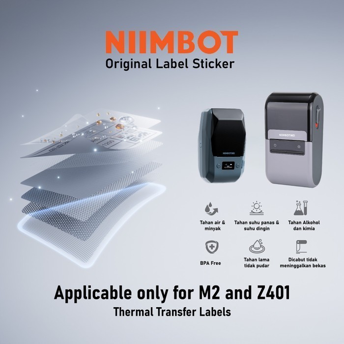 Niimbot M2 Z401 LAN Cable Sticker Label Fiber Optic Outdoor Heat ...