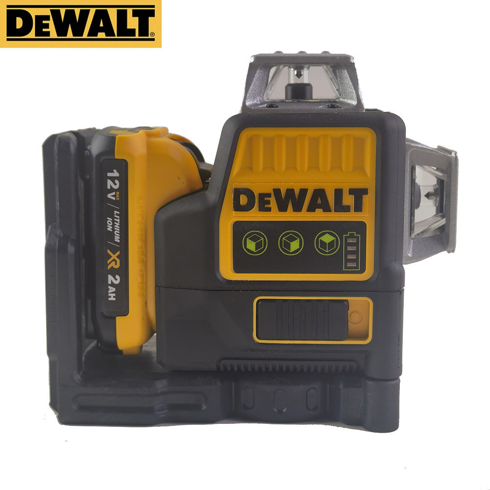 DEWALT DW089LG 1:1 Laser Level Self Levelling 12 Line 3 x 360 Green ...